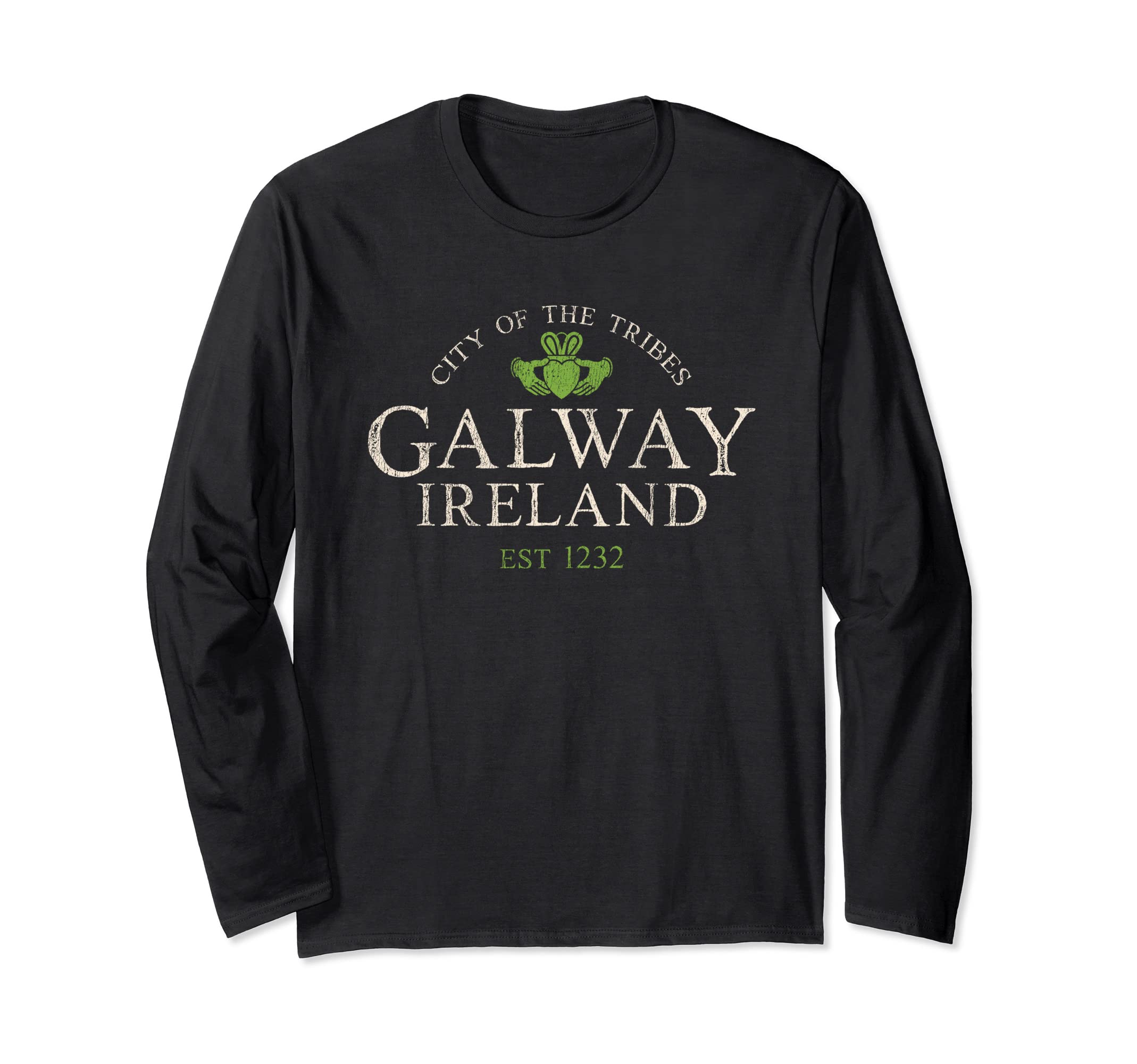 Amazon.com: Vintage Irish Souvenir Gifts: Claddagh Galway Ireland Long ...