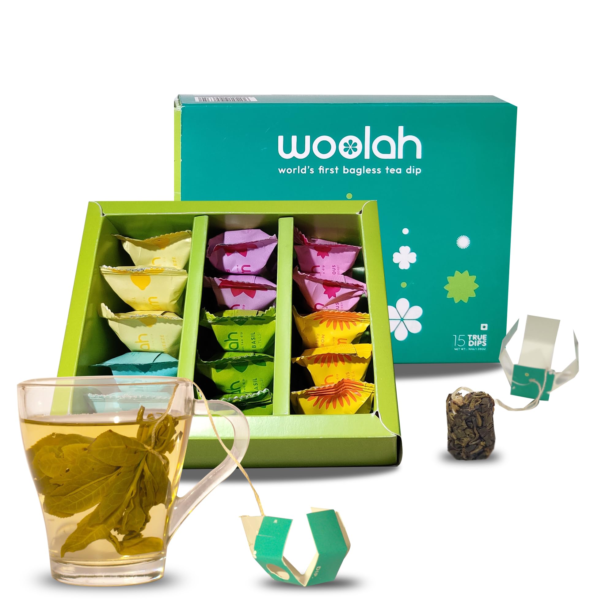 Woolah Mini Happiness Bundle - Assorted Rare Assam Green, Black & White ...