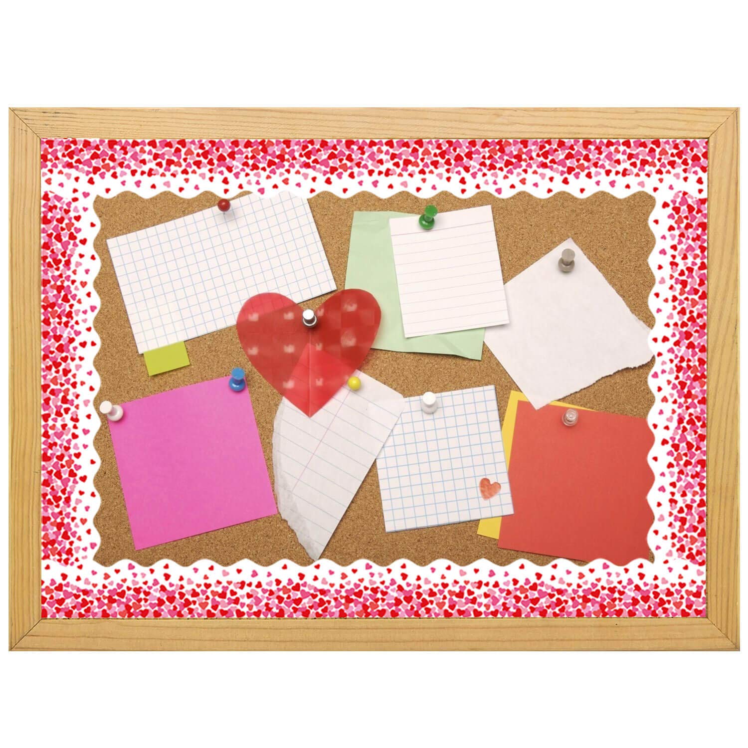 Snapklik.com : Valentine Heart Bulletin Board Borders For Valentines ...