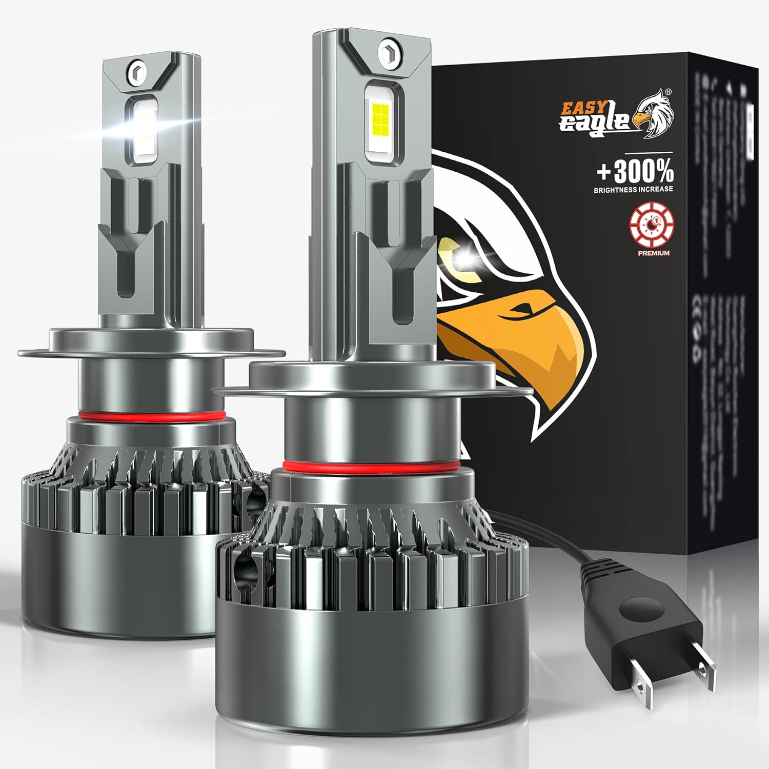 EASY EAGLE Lampadine H7 LED per Auto, 18000LM 130W LED Fari 6500K ...