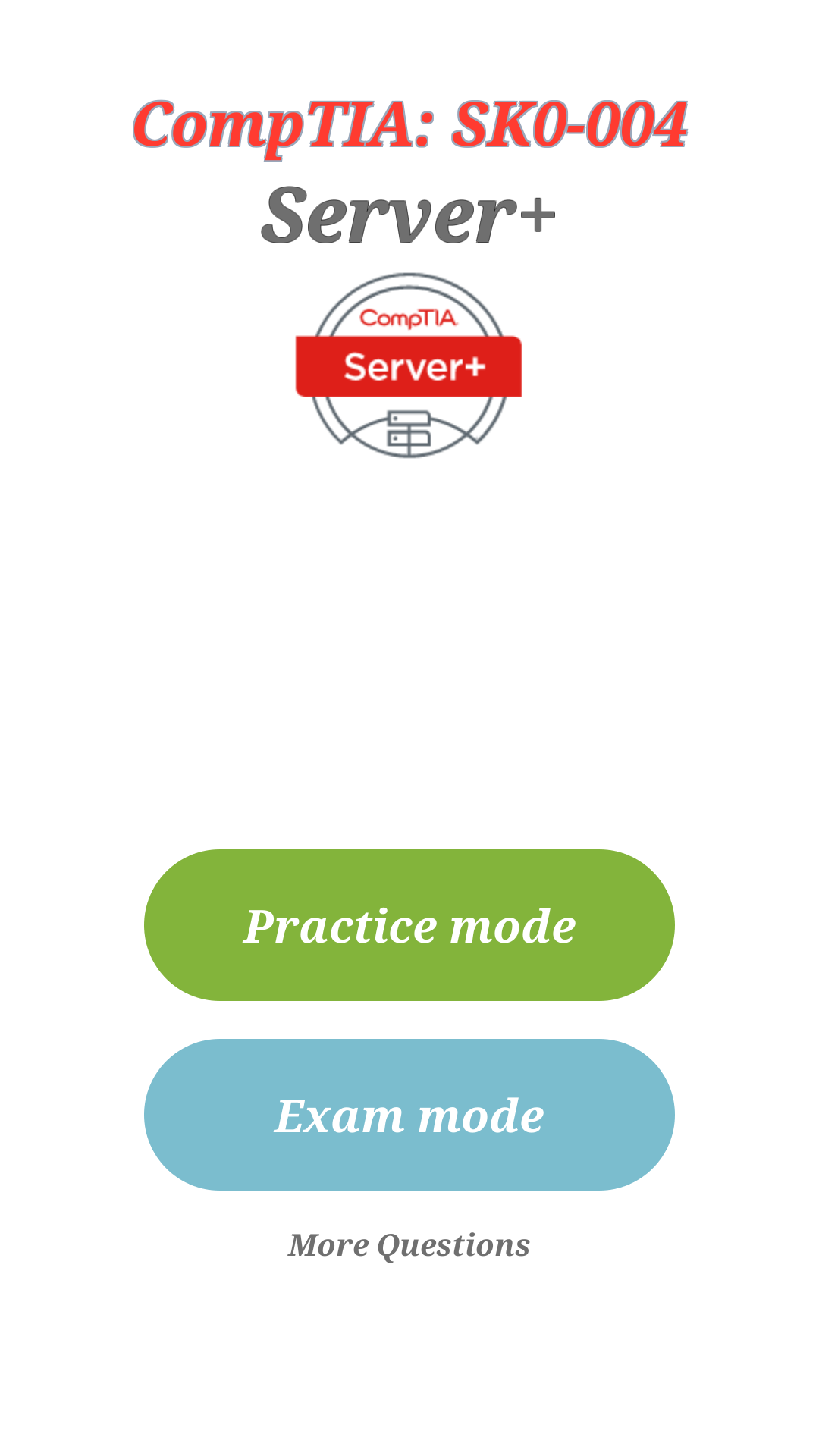 CompTIA Server+ Certification: SK0-004 Exam - App on Amazon Appstore