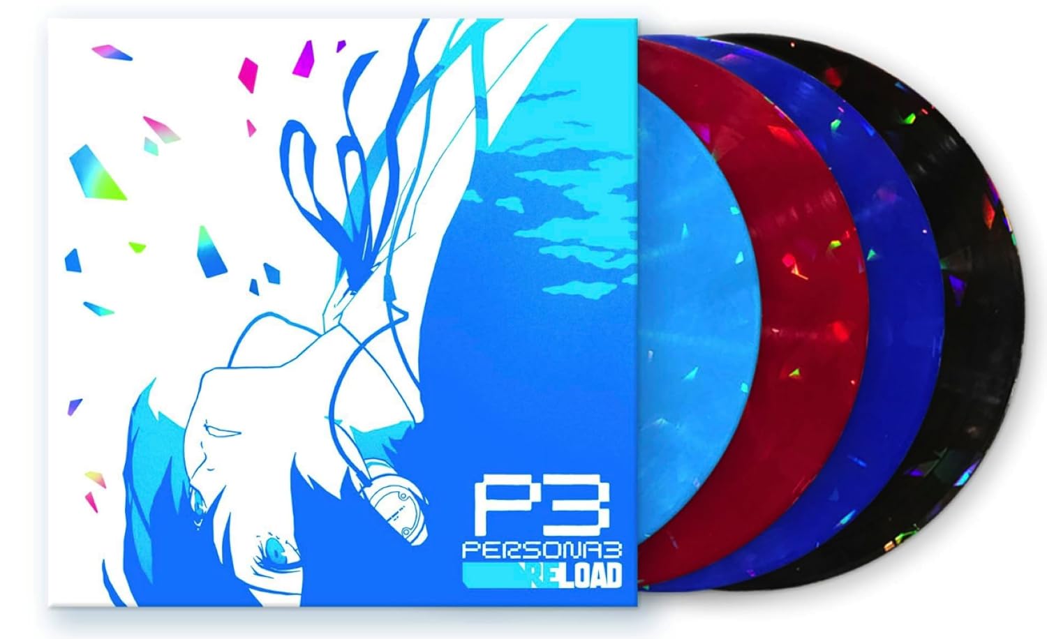 Amazon.com: Persona 3 Reload OST Set Light Blue/Blue/Red/Black ...