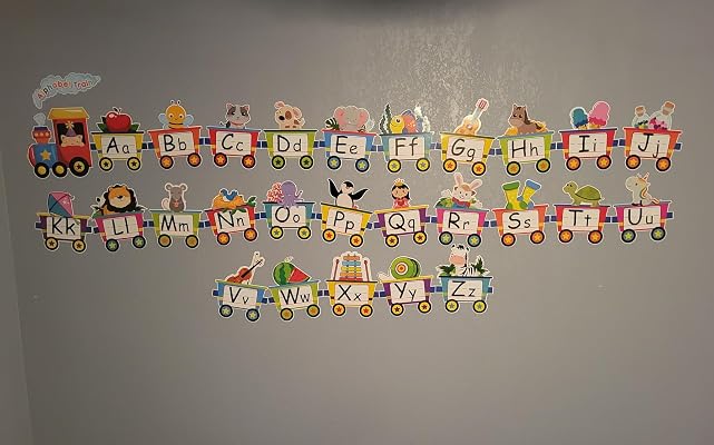 Outus Alphabet Train Bulletin Board Set - Educational India | Ubuy