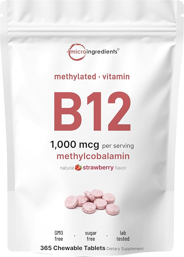 Amazon.com: Micro Ingredients Vitamin B12 | Methyl B12 Active Form ...