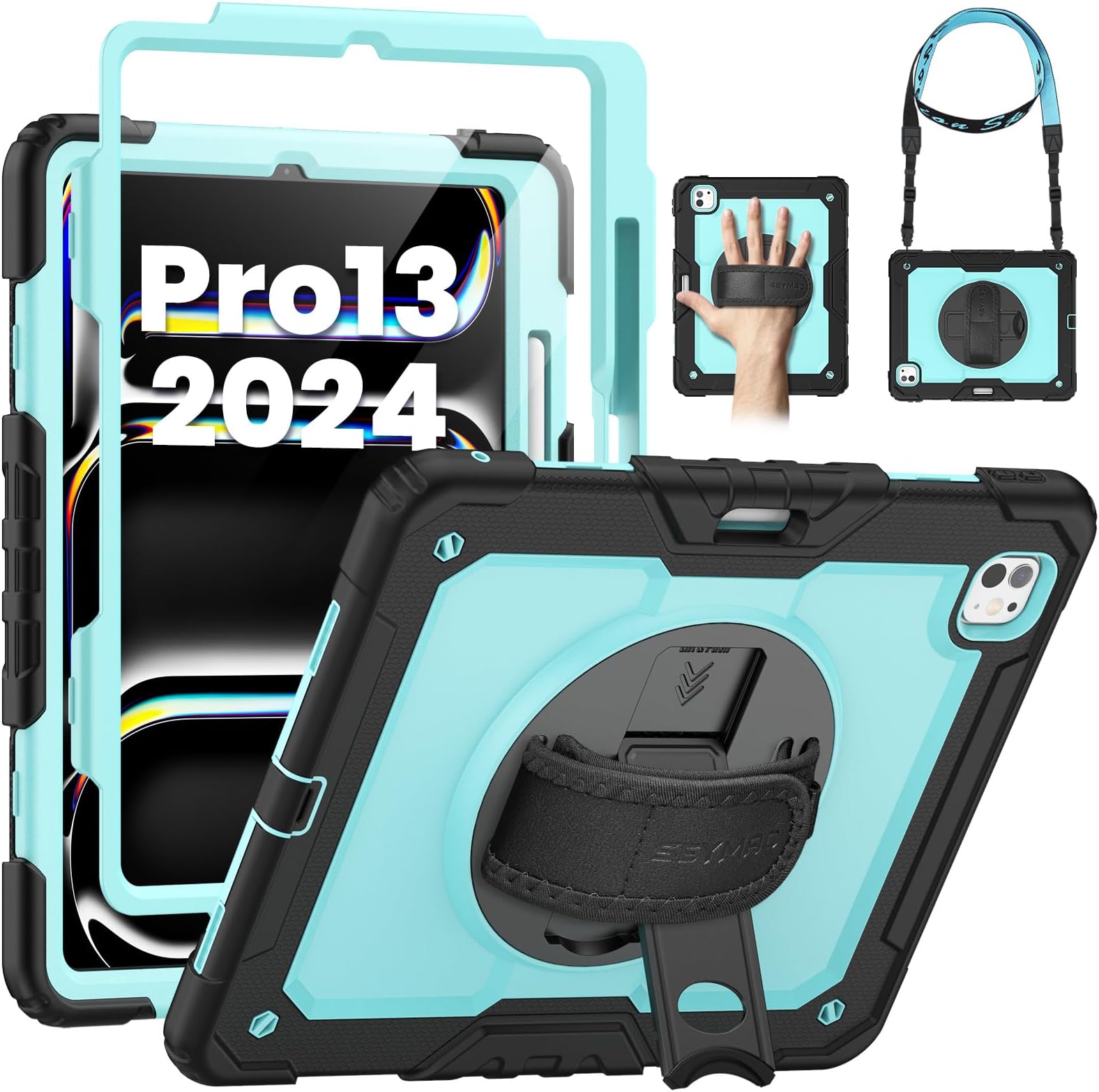 Amazon.com: HXCASEAC Case for iPad Pro 13 Inch Case 2024 (M4 ...