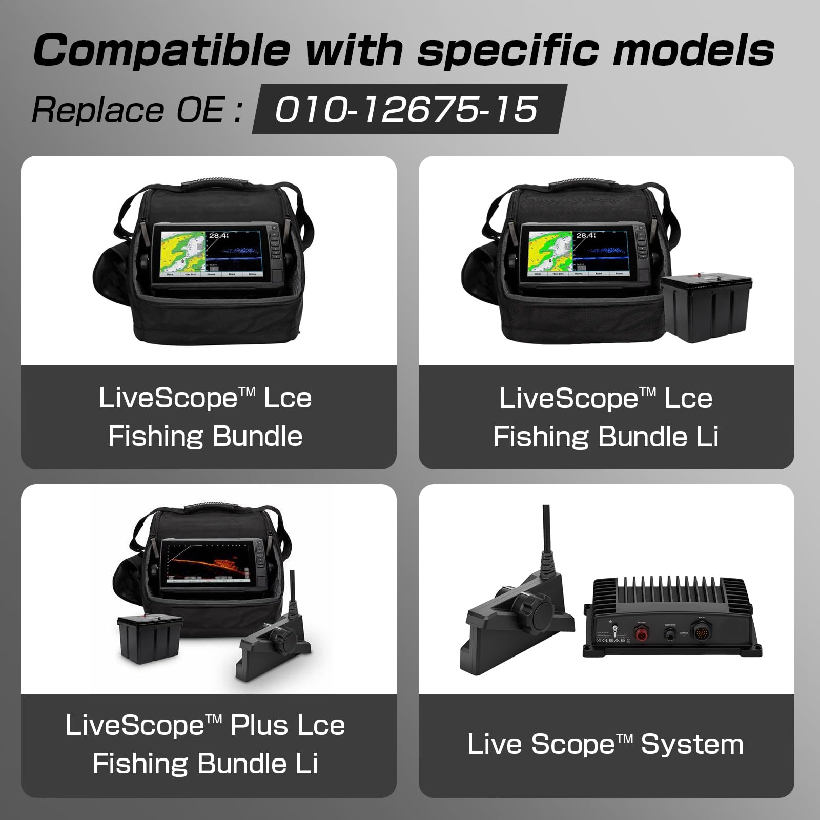 Ice Fishing Transducer Mount 0 Degree Livescope Pole Mount For Panoptix ...