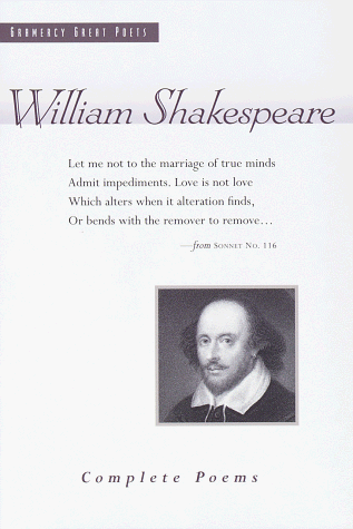 William Shakespeare: Complete Poems: Shakespeare, William ...