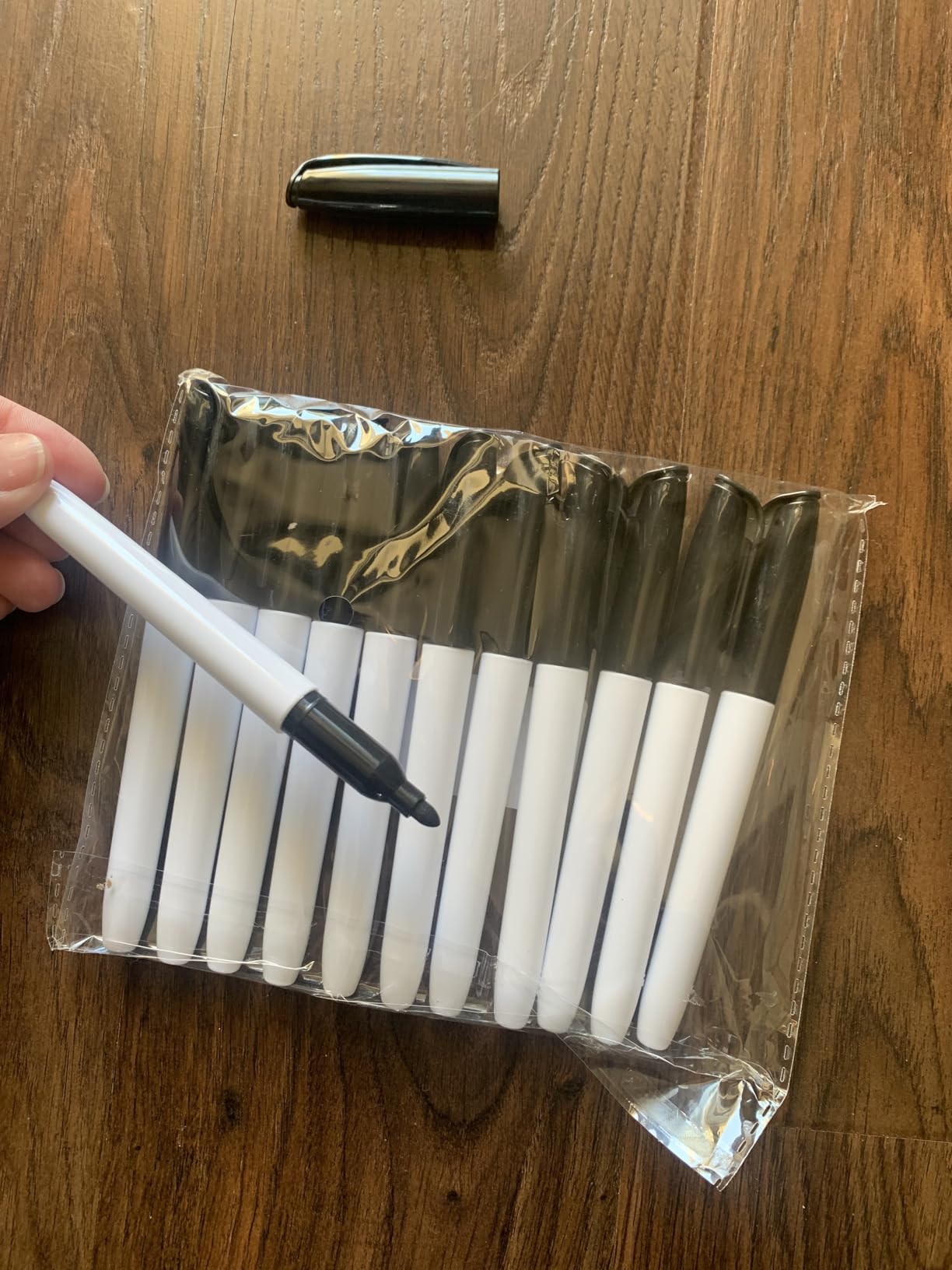 Amazon.com : JEFURE 36Pcs Black Dry Erase Markers, White Board Mini Dry ...