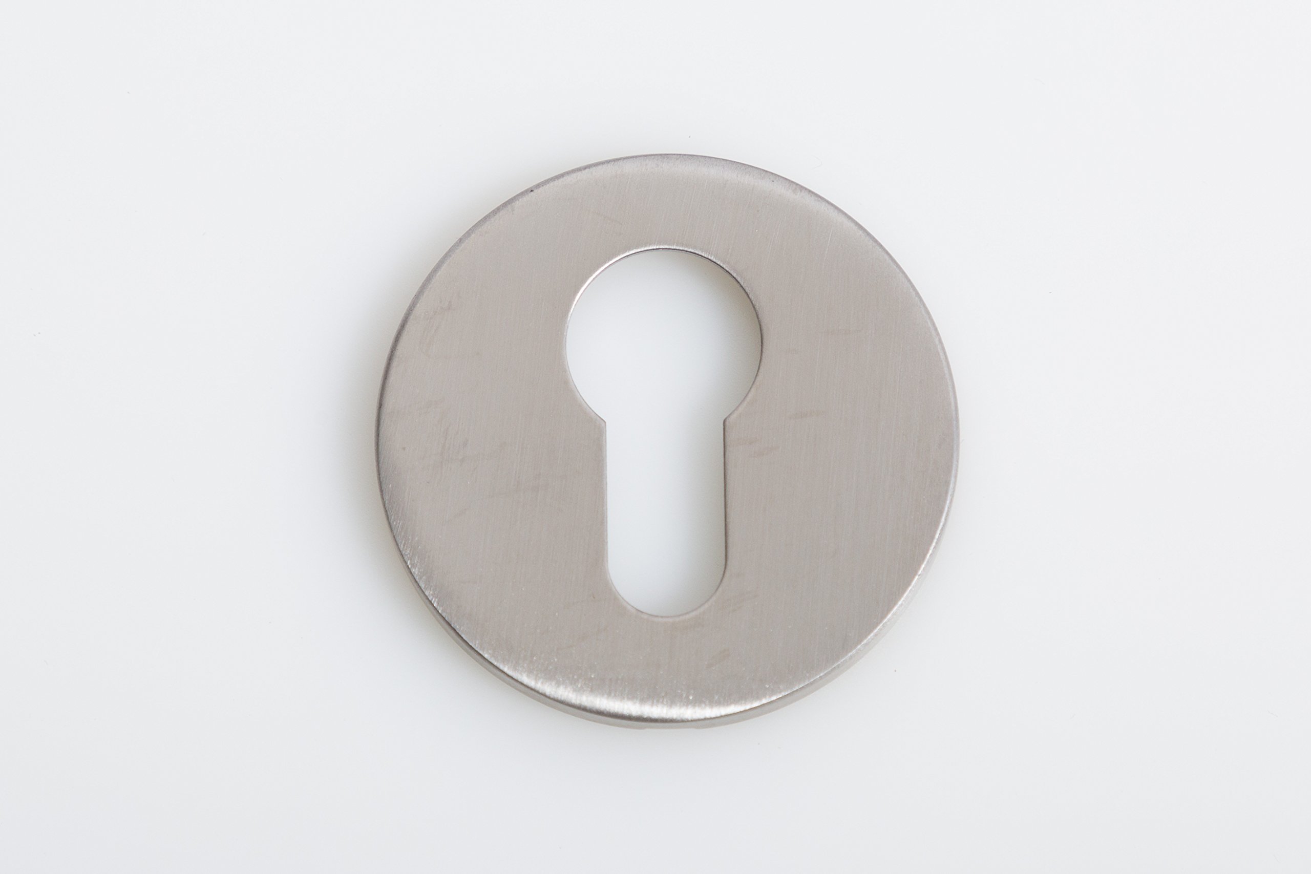 50mm Stainless Steel Escutcheon Key Hole Lock Cover Euro Profile Easy ...