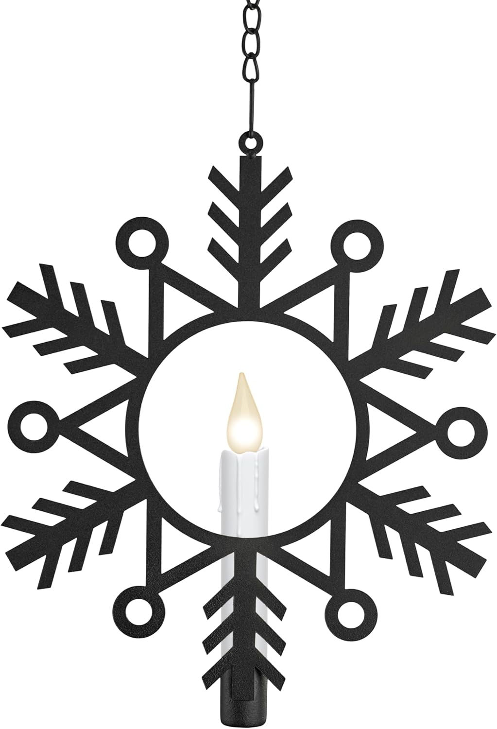 Amazon.com: CW1510A Battery Powered 12 Inch Metal Snowflake Window ...