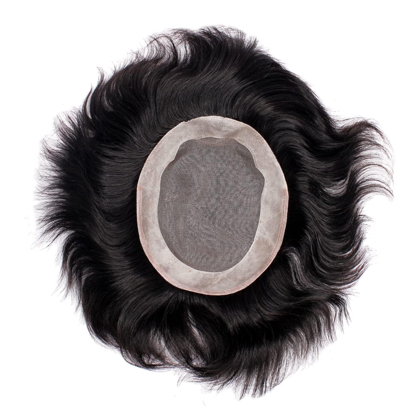 Majik Monofilament Human Hair Patch for Men| Hairpiece Durable Poly ...