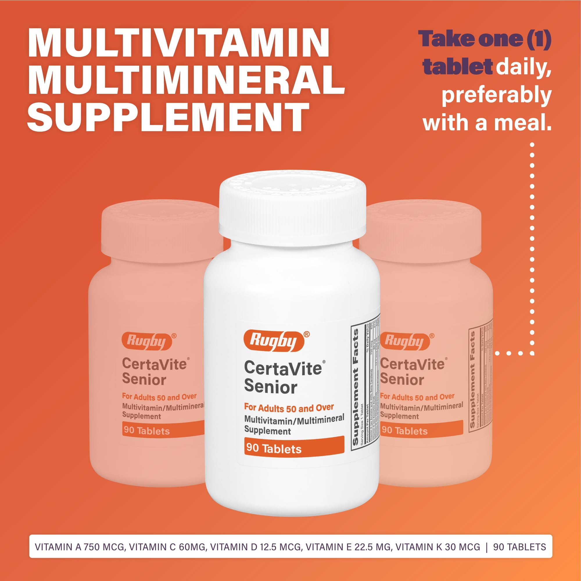 Snapklik.com : Rugby CertaVite Senior Multivitamin/Multimineral ...