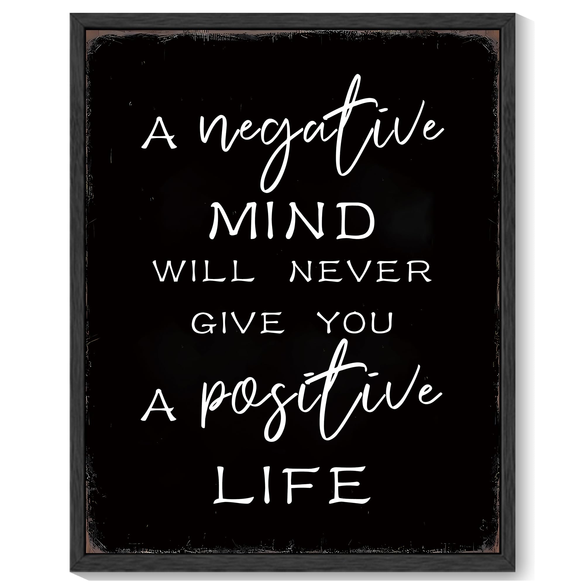 Amazon.com: Motivational Framed Canvas Wall Art Inspirational Quote ...