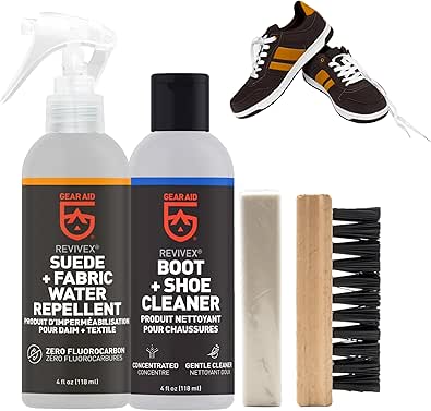Amazon.com: GEAR AID Revivex Suede Shoe Cleaner and Conditioning Kit ...