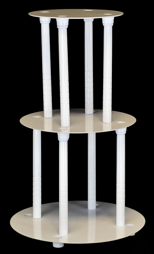 Amazon.com | PLATINUMCAKEWARE 3 TIER CAKE SEPARATOR CAKE AND PILLAR SET ...