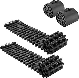Amazon.com: YIVIKPE 2PC 47.2" L Traction Tracks Mats TPR Tire Recovery ...