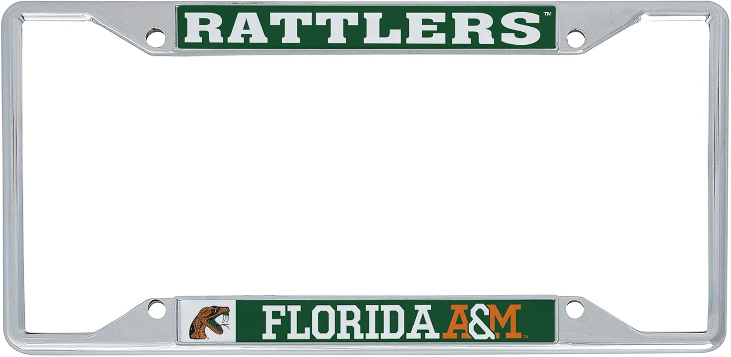 Florida A&M University FAMU Rattlers Metal License Plate Frame for ...