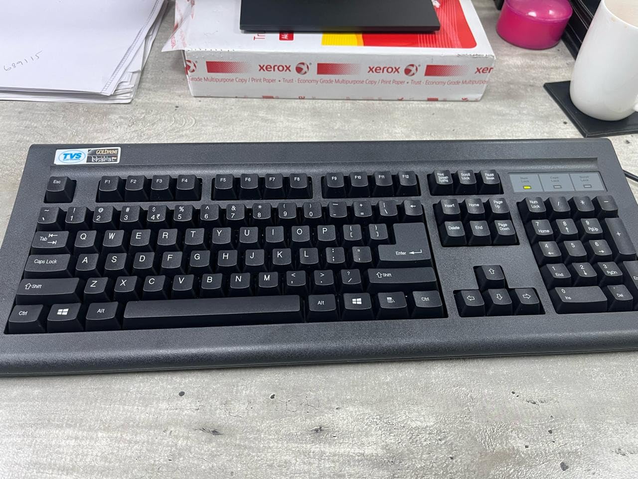 Amazon.in: Buy TVS-e Gold Bharat Wired Mechanical Keyboard with Long ...