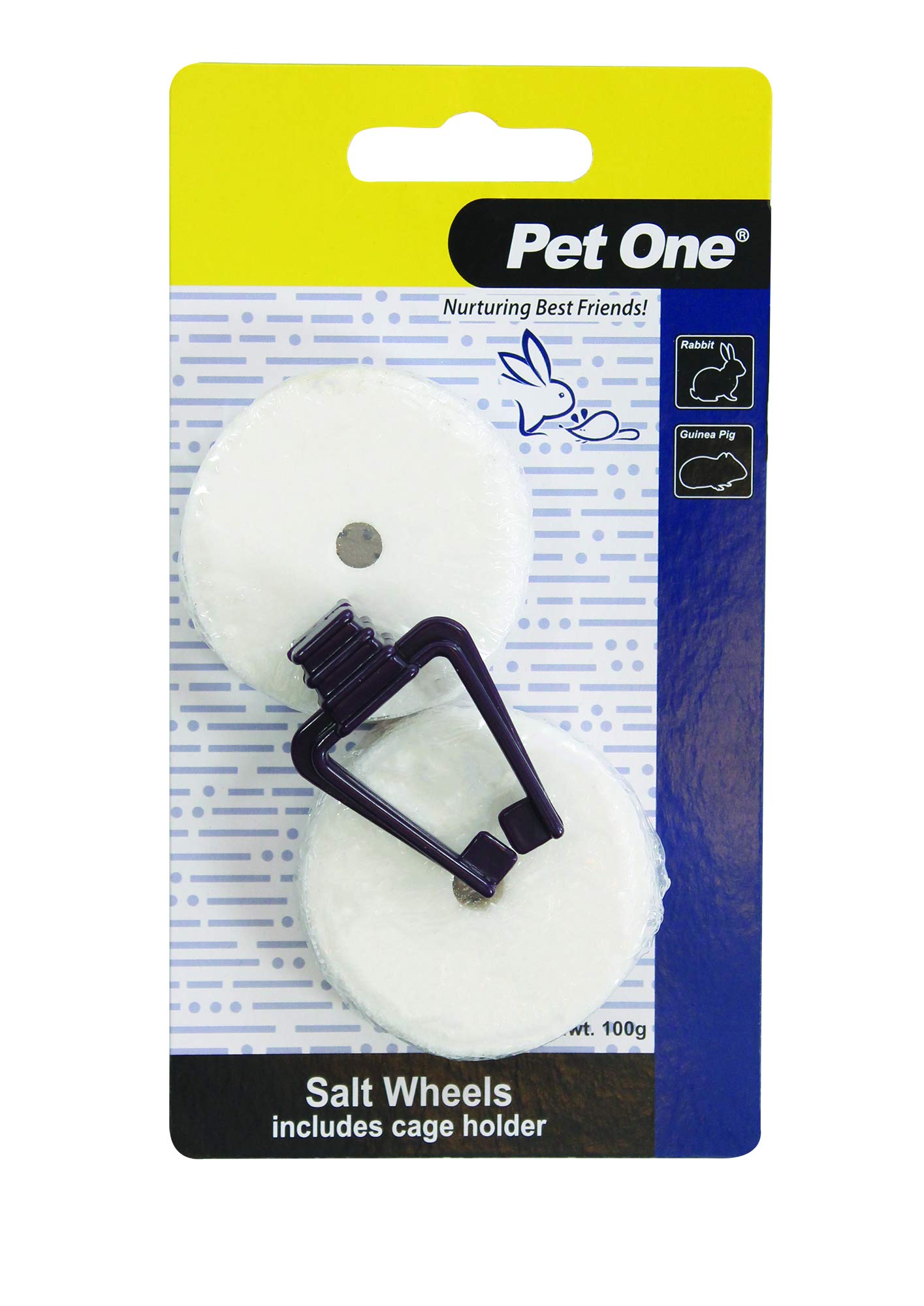 Pet One Salt Lick for Rabbits and Guinea Pigs - 2pk with Clip - Great ...