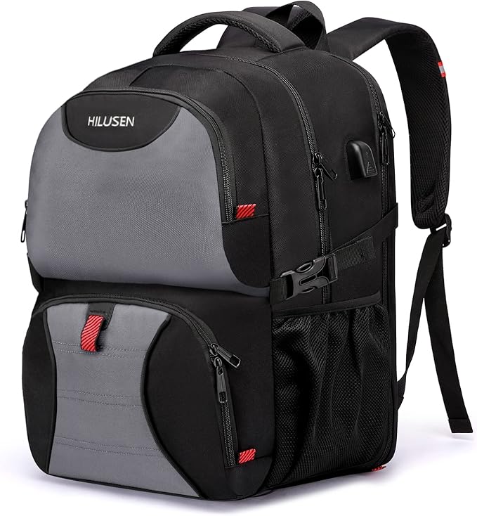 Groß Rucksack Herren 50L,Arbeit Rucksack 17 Zoll Laptop Rucksack mit ...
