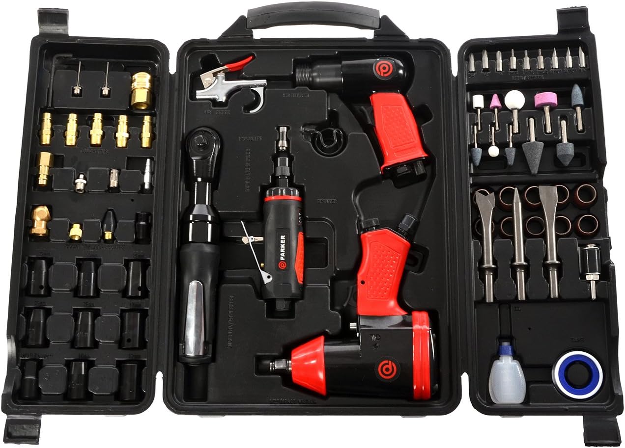 ParkerBrand.com 71 Piece Air Tool Kit : Amazon.co.uk: DIY & Tools