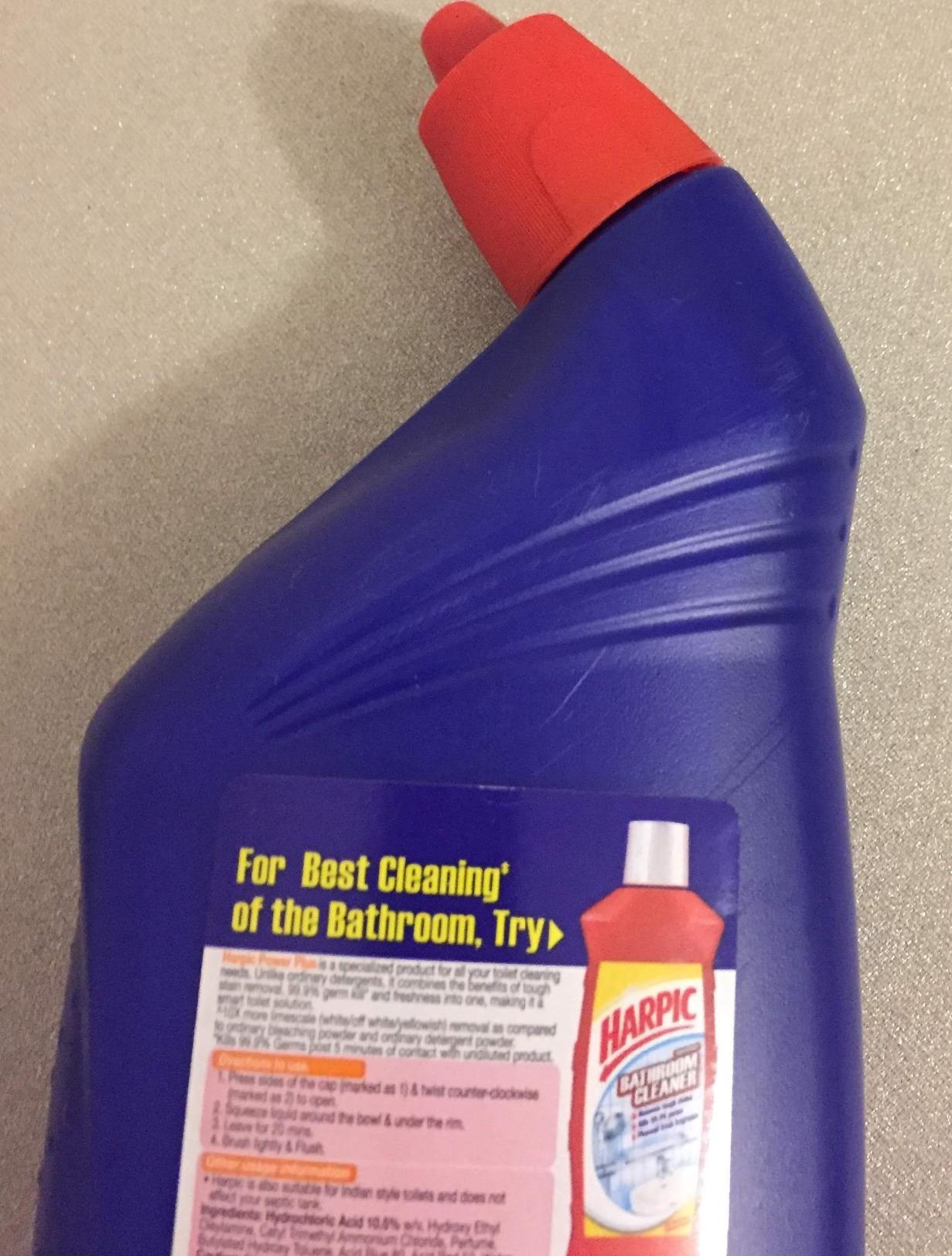 Harpic Powerplus Toilet Cleaner Rose, 1 L : Amazon.in: Health ...