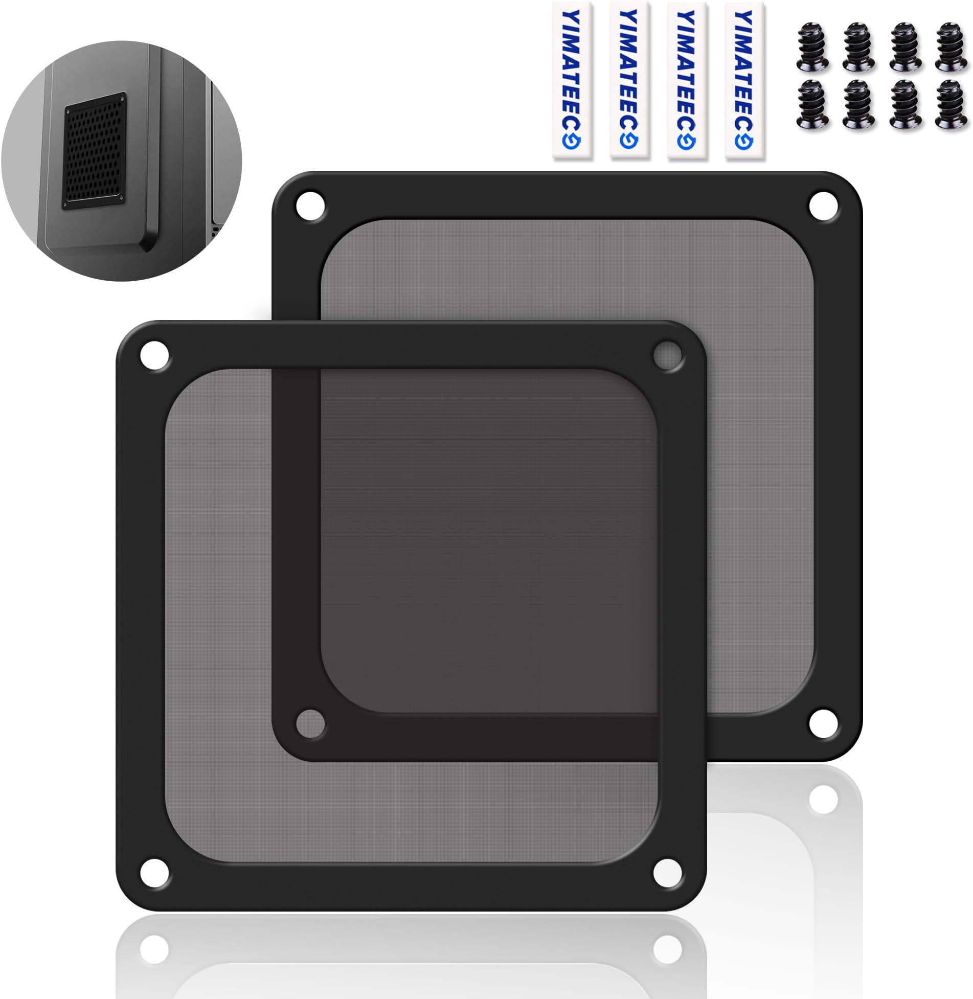 Amazon.com: 30 Pack 3Sizes Computer Fan Filter Pc Dust Filter, Cooler ...