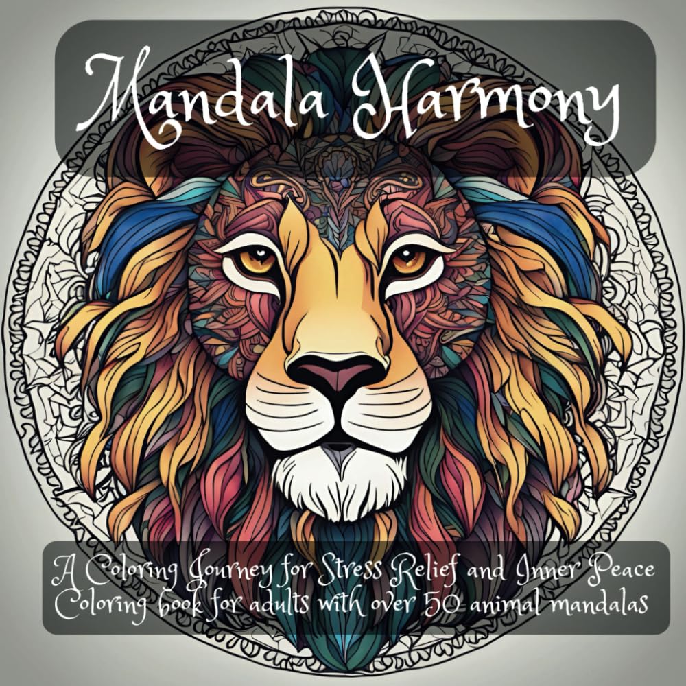 Amazon.com: Mandala Harmony: A Coloring Journey for Stress Relief and ...