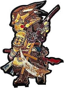 Amazon.com : SXVN #21 Sengoku Japan Feudal Samurai Electro Mouse 5" Embroidry Morale Patch with ...