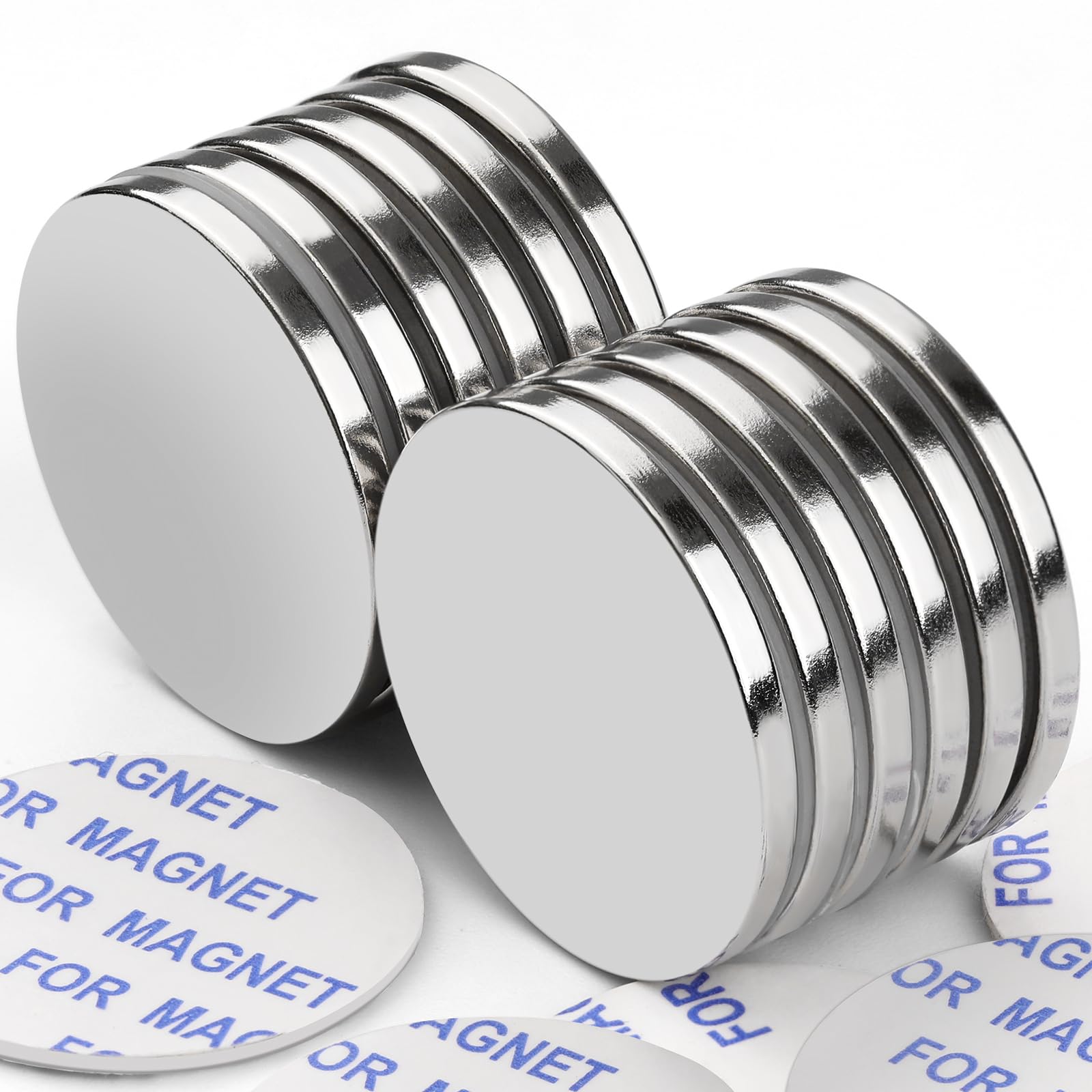 Super Strong Magnets With Adhesive