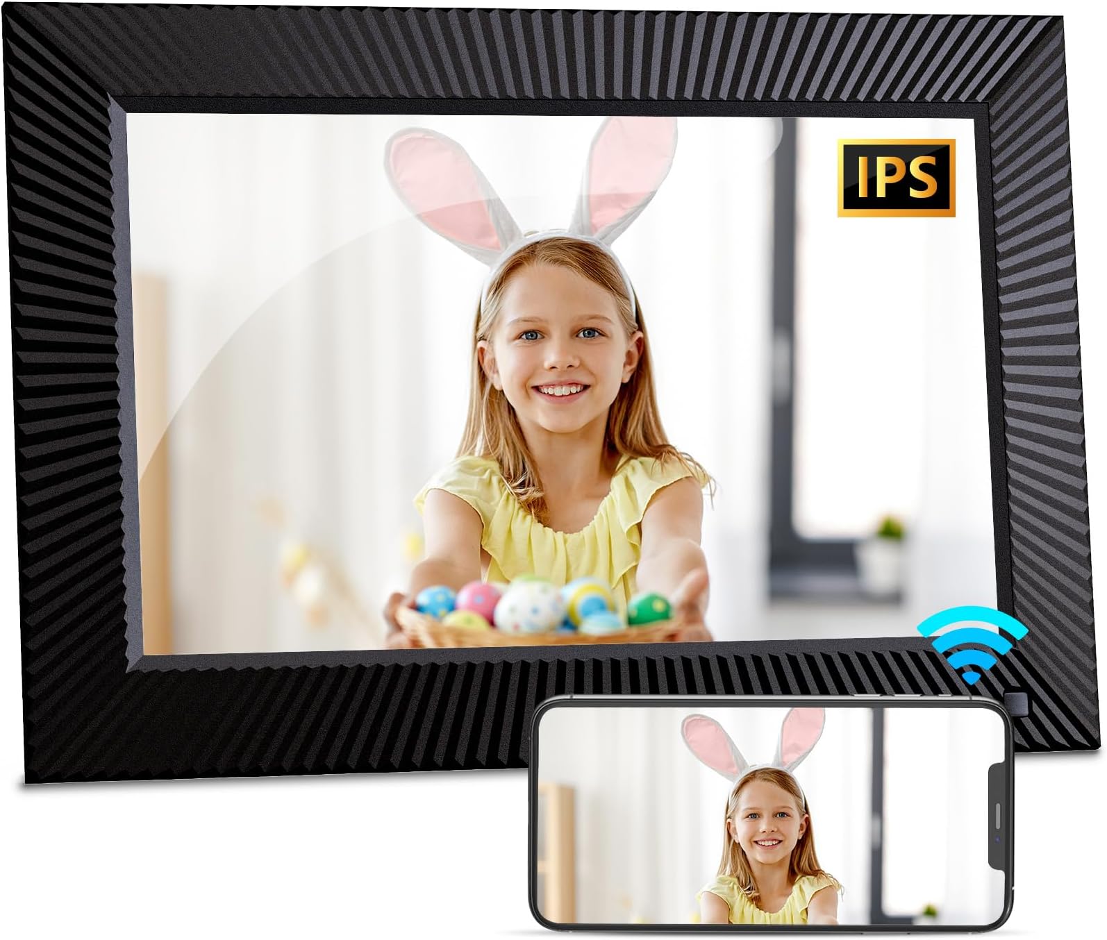 Amazon.com : Dragon Touch Digital Picture Frame 21.5 inch Screen WiFi ...