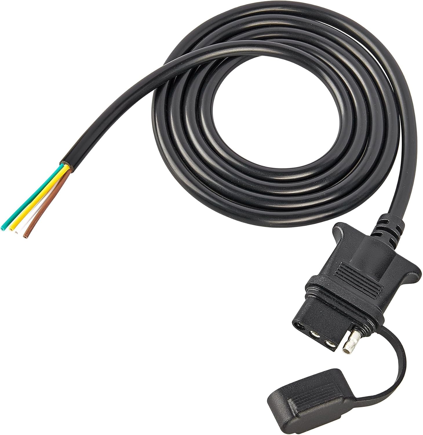 Amazon.com: Oyviny Vehicle-Side 4-Pin Flat Trailer Wiring Harness 5 ...