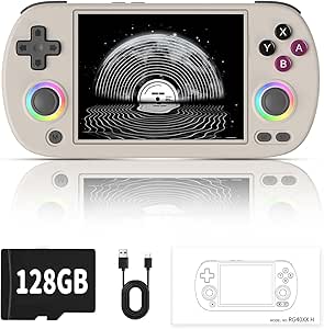 Amazon.com: 𝗥𝗚𝟰𝟬𝗫𝗫 𝗛 Retro Handheld Game Console with 4.0 Inch IPS ...