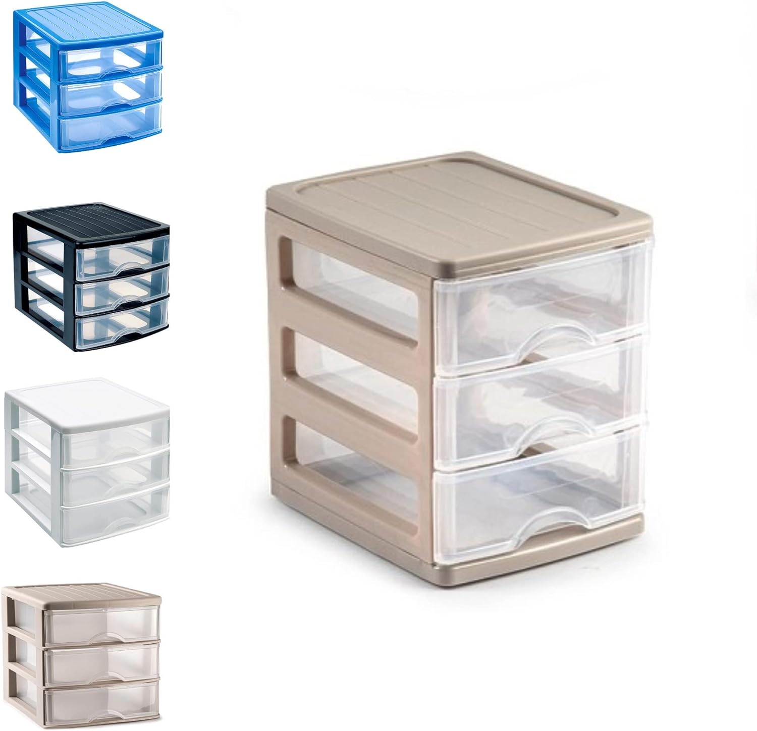 Plastic Desktop Storage Unit with Drawers, Stationary Arts Drawer ...