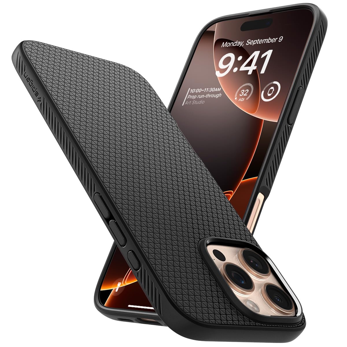 Spigen Liquid Air Case Compatible with iPhone 16 Pro Max - Matte Black ...