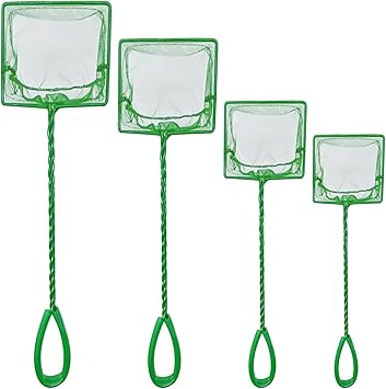 Amazon.com: QXBXYHM 4 Pack Aquarium Fish Net, Multi-Size Fine Quick ...