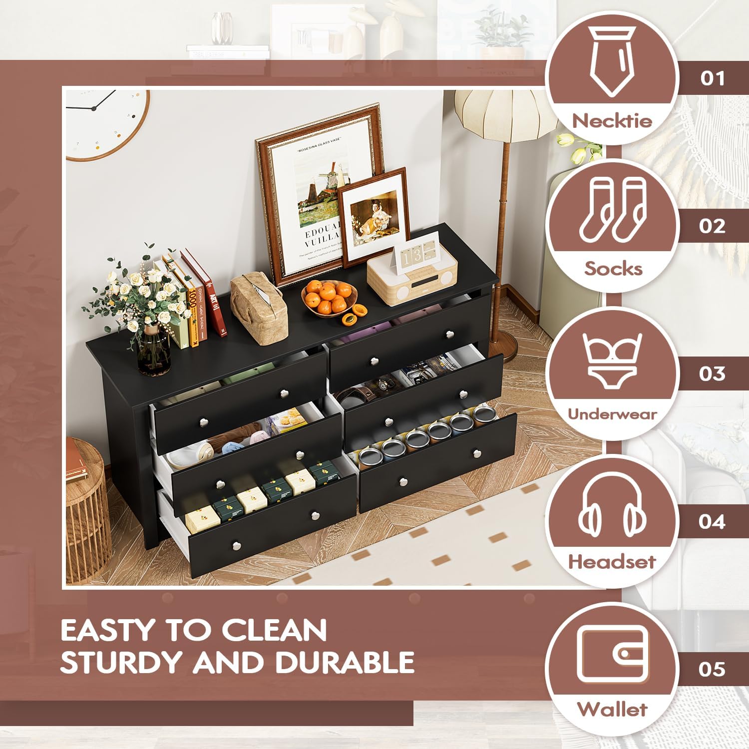Snapklik.com : Shahoo Dresser For Bedroom