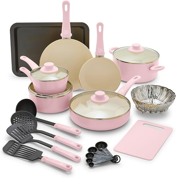 Amazon.com: GreenLife Soft Grip Healthy Ceramic Nonstick 18 Piece ...