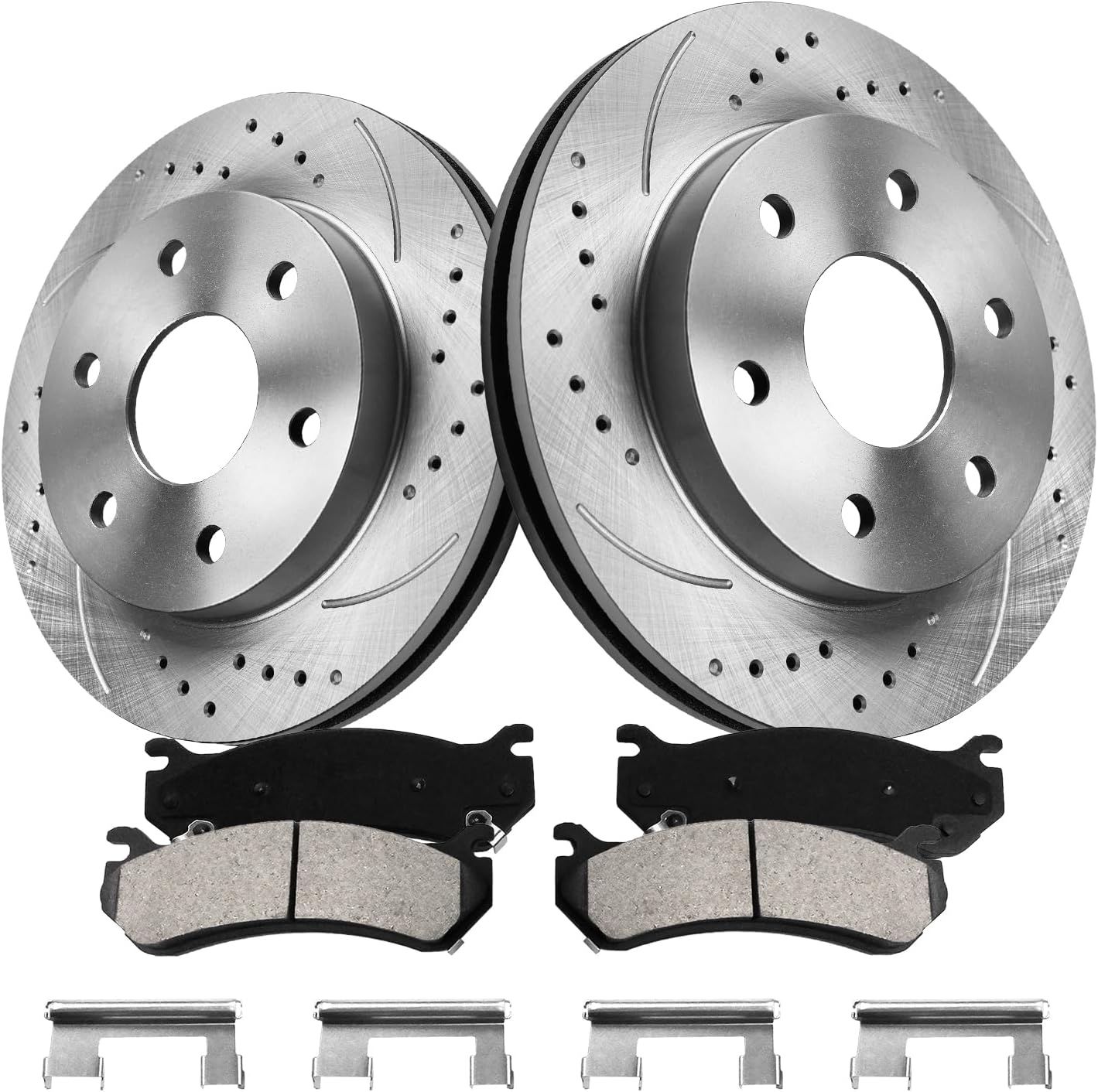 Amazon.com: funire Front Vented Brake Pads and Rotors Kit for 1999-2006 ...