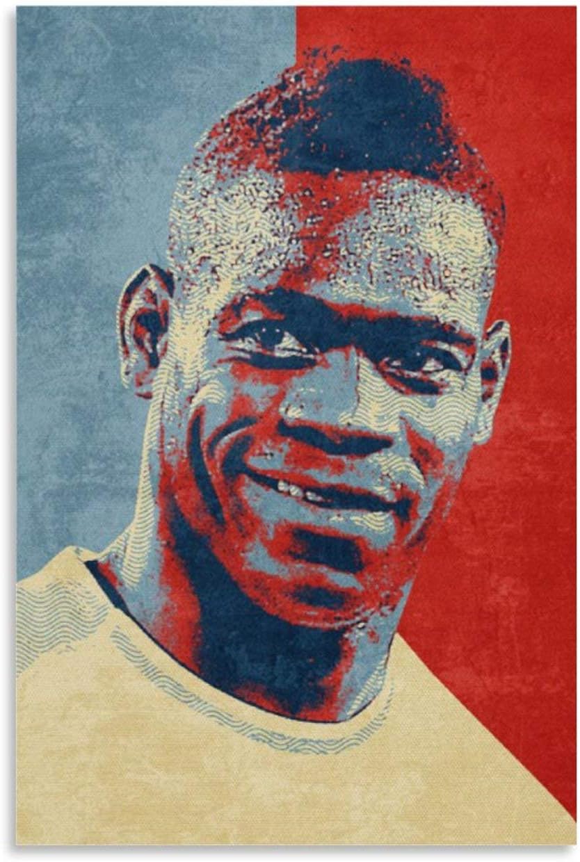 XIXILI Mario Balotelli Football Star Athletes Art Printing Posters Top ...