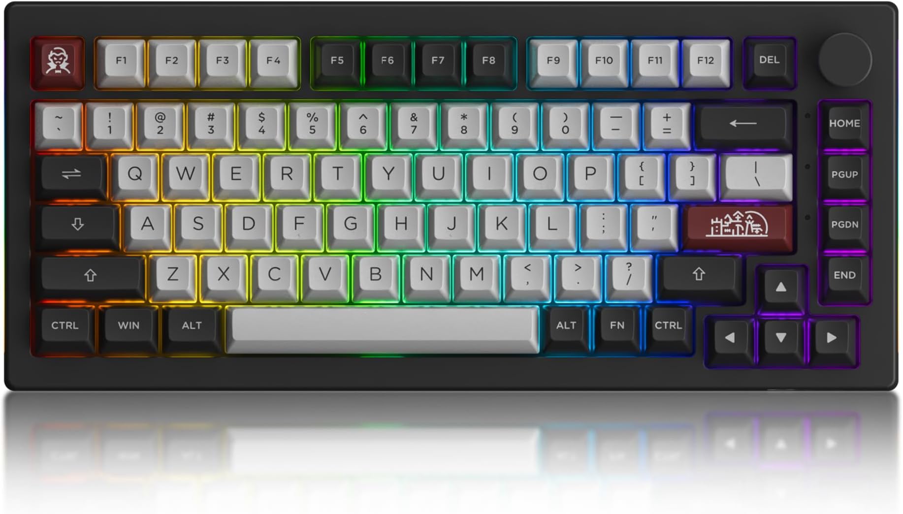 Akko Dracula Castle 5075B Wireless Mechanical Gaming Keyboard Triple ...