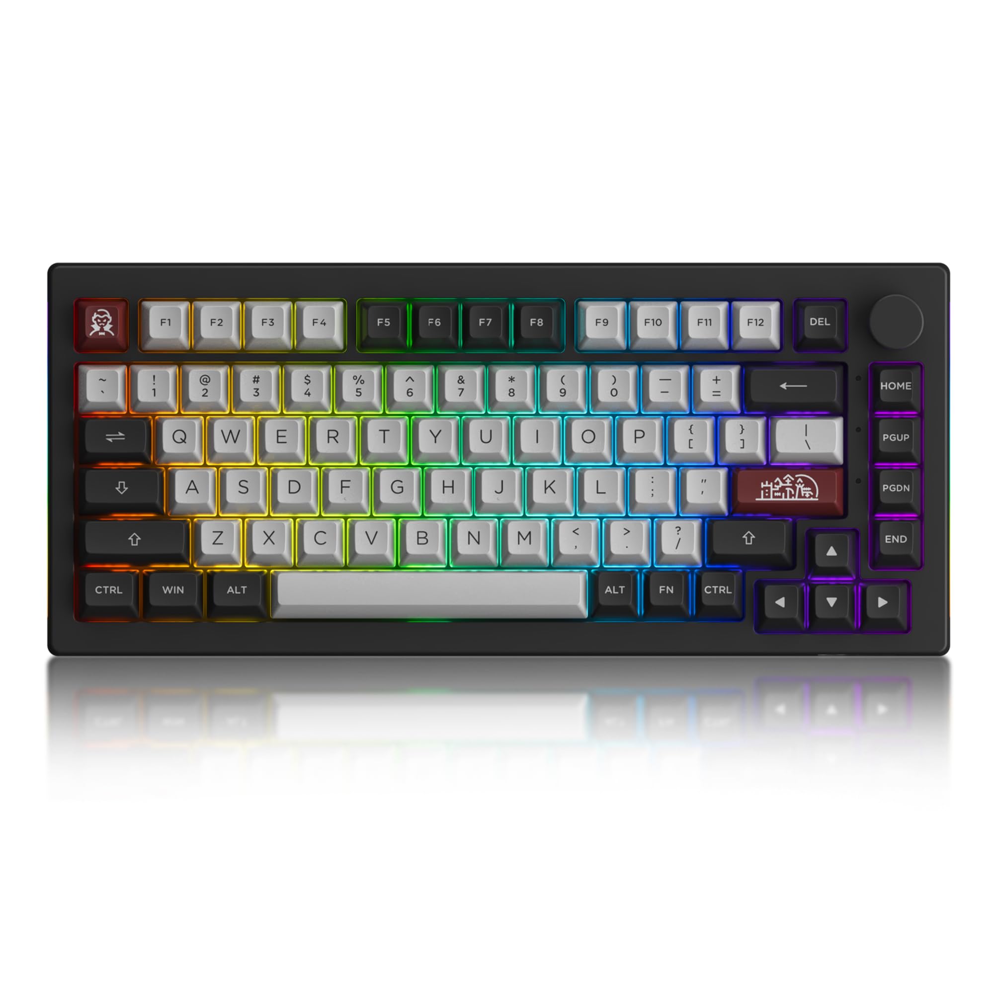 Akko Dracula Castle 5075B Wireless Mechanical Gaming Keyboard Triple ...