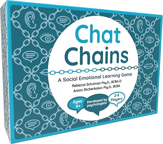 ThinkPsych Chat Chains - Fun Therapy Games for Kids - Social Skills ...