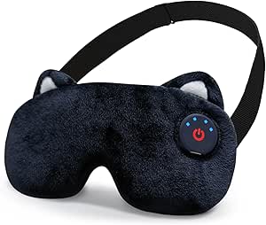 Cordless Rechargeable Heated Eye mask,Cute Shapes, with Battery ...