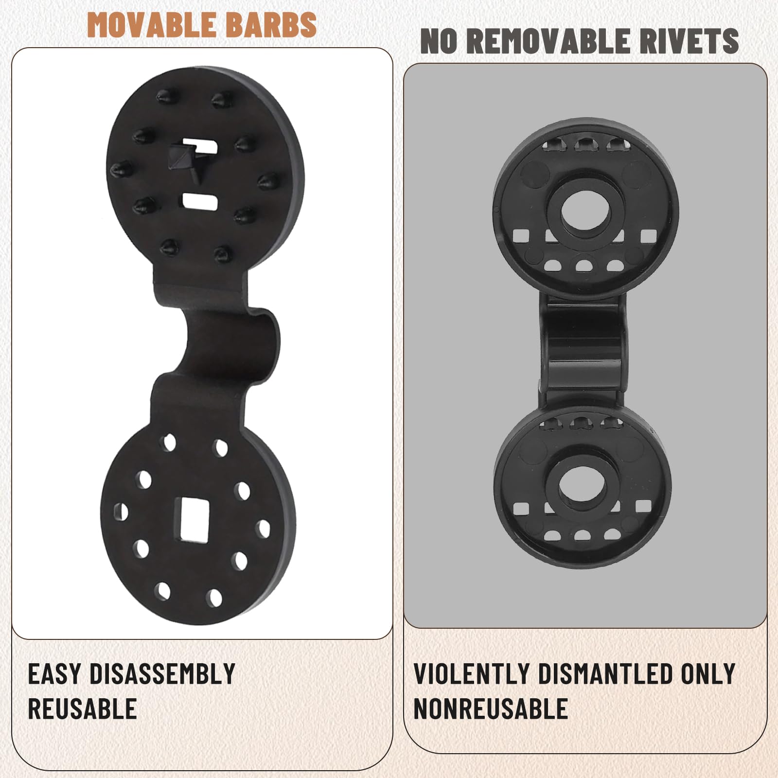 Snapklik.com : Shade Cloth Clips 50 Pcs Heavy Duty Lock Grip Reusable ...