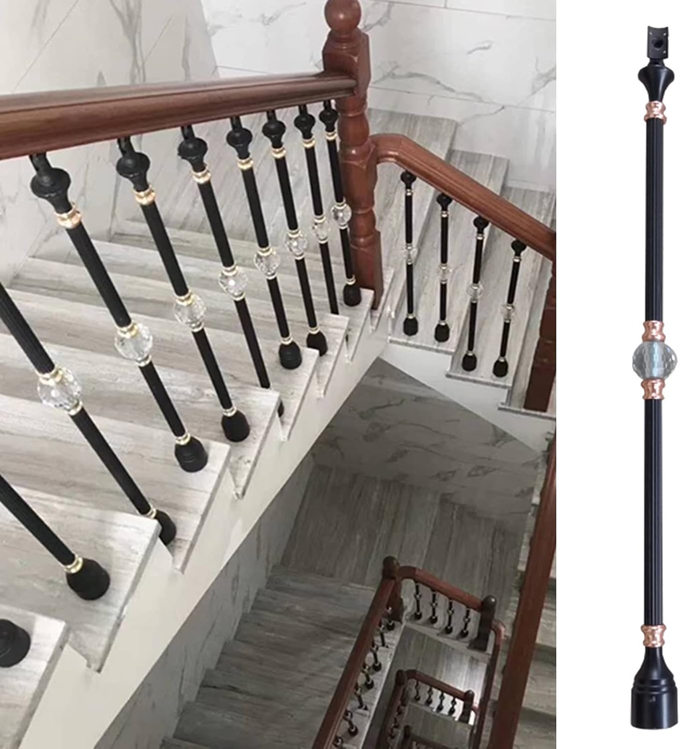 Amazon.com: YXXSDP 37.4 Inch Tall Baluster Spindles, Interior Exterior ...
