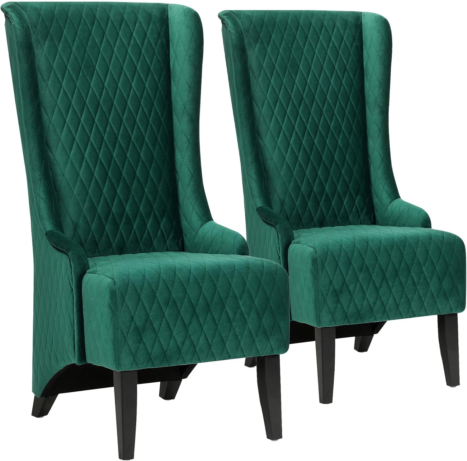 Amazon.com - Throne Chair Set of 2 for Living Room, Modern High Back ...