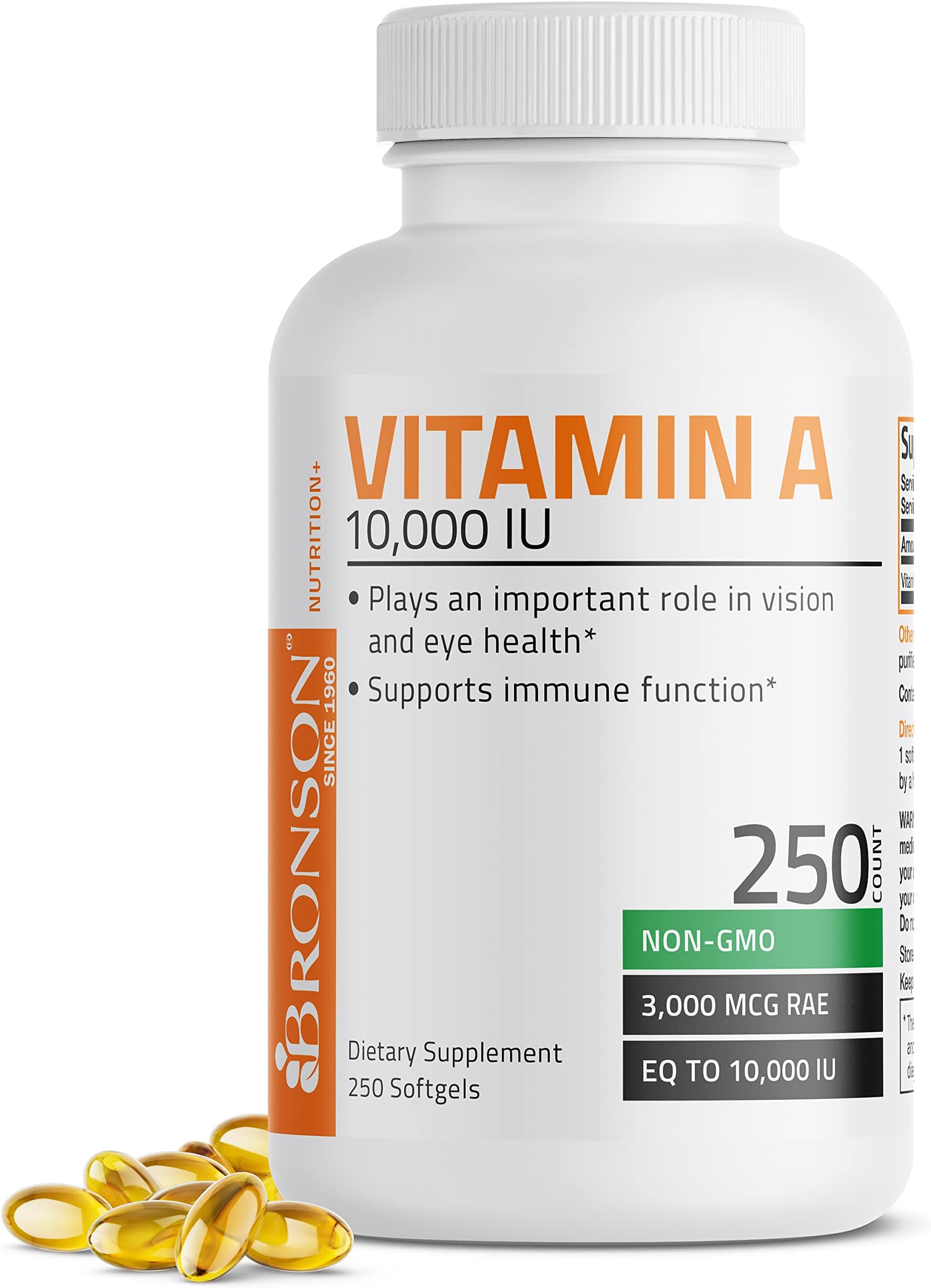 Amazon.com: A-25 Vitamin A Palmitate Dietary supplement For vision ...
