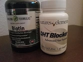 Amazon.com: DHT Blocker for Hair Growth and Gray Hair - Unique DHT ...