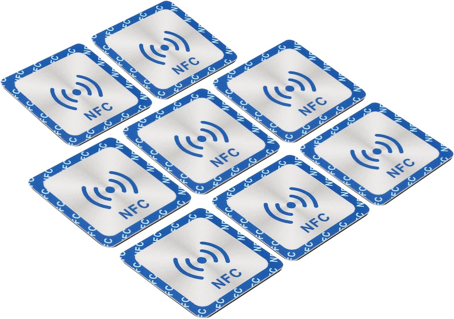 Amazon.com : PATIKIL NFC Stickers, 8 Pack NTAG215 Tag Sticker 504 Bytes ...